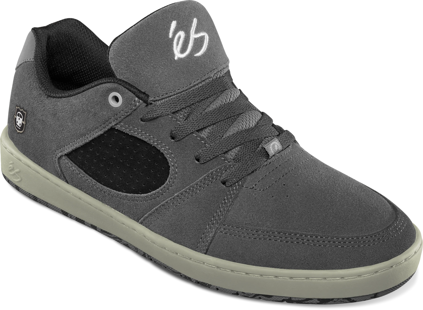 eS Accel Slim x Sants Shoe, Grey Black – SK8 Clothing