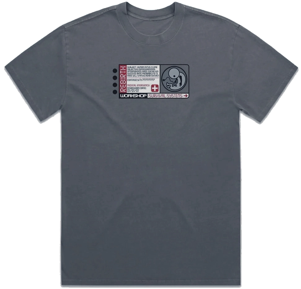 Alien Workshop Classic Clone Tee, Graphite Heather – SK8 Clothing