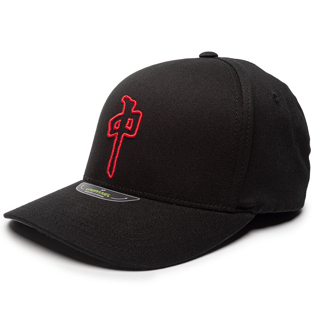 RDS FlexFit Chung Outline Hat, Black Red – SK8 Clothing