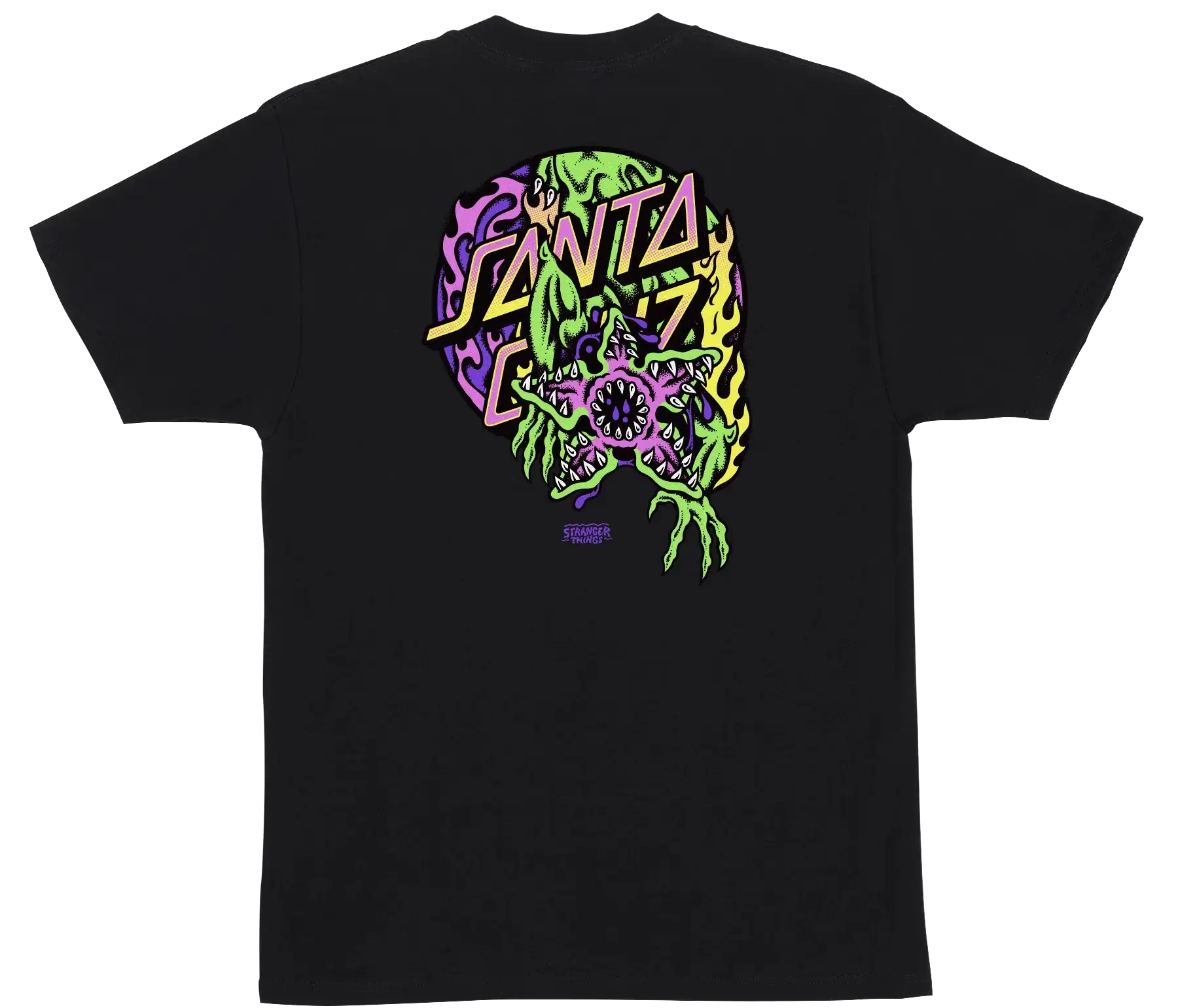 Santa Cruz x Stranger Things Demogorgon Dot Tee, Black – SK8 Clothing