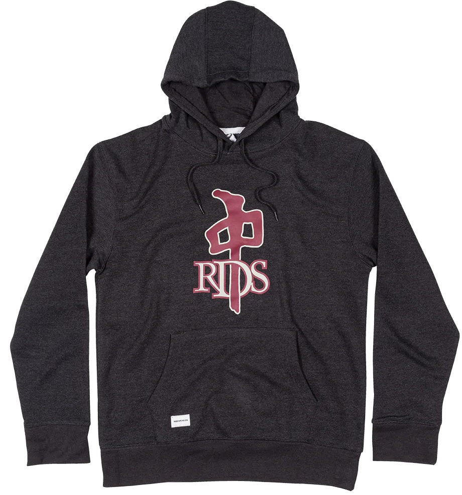 RDS OG Hoodie, Black Heather Maroon – SK8 Clothing