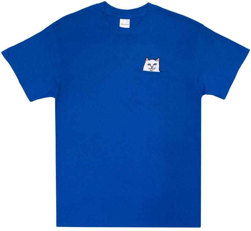 RIPNDIP Lord Nermal Pocket Tee, Royal Blue – SK8 Clothing