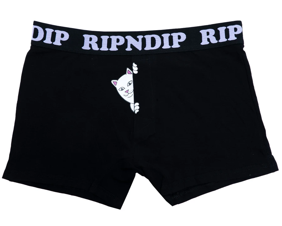 RIPNDIP Peek a Nermal Boxers, Black – SK8 Clothing